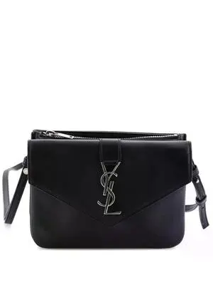 Saint Laurent Classic Monogram Tri-pocket Leather Crossbody Bag