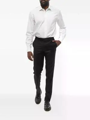 Corneliani Tailored Trousers With Pressed Crease And Welt Pockets