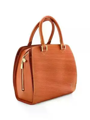 LOUIS VUITTON Pont Neuf Handbag Epi Leather Pm Satchel - Brown