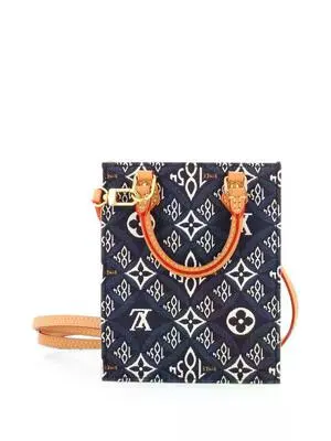 LOUIS VUITTON Petit Sac Plat Bag Limited Edition Since 1854 Monogram Jacquard - Blue