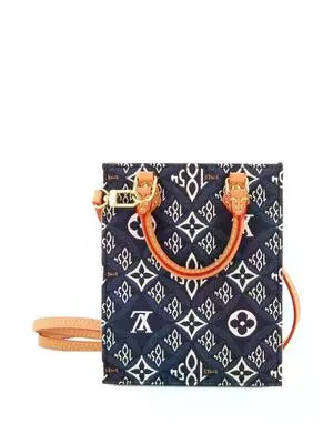LOUIS VUITTON Petit Sac Plat Bag Limited Edition Since 1854 Monogram Jacquard - Blue