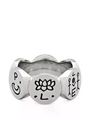 Tom Wood Simple Love Engraved Ring - Silver