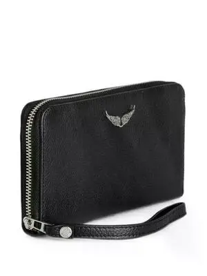 Zadig&Voltaire Compagnon Grained Leather Wallet