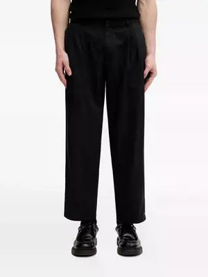 BEAMS Pleated Straight-leg Trousers