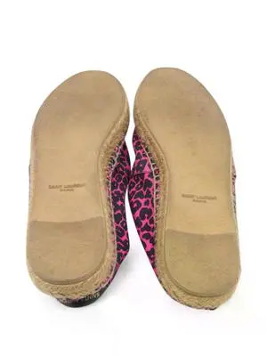 Saint Laurent Animal-print Espadrilles