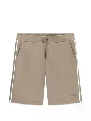 Guess Side-stripe Track Shorts - Neutrals