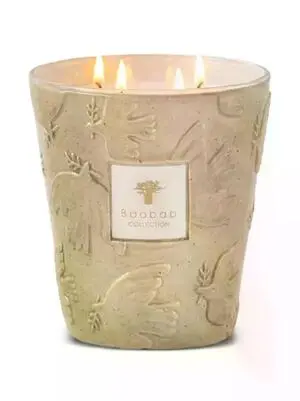 BAOBAB COLLECTION Paloma Embossed-dove Candle - Neutrals
