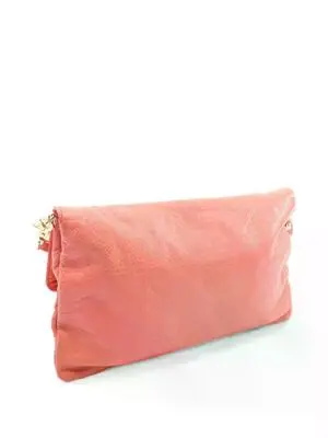 Balenciaga 2000s Giant Envelope Clutch Bag - Orange