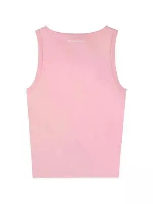 Sporty & Rich Yankees Krystal Cropped Tank Top - Pink