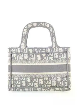 Dior Book Oblique Canvas Mini Tote Bag