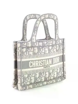 Dior Book Oblique Canvas Mini Tote Bag
