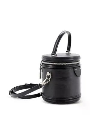 LOUIS VUITTON Cannes Handbag Epi Leather Satchel - Black