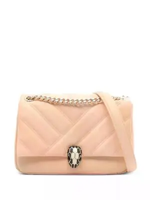 BVLGARI Serpenti Cabochon Shoulder Bag - Neutrals
