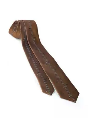 Prada Silk Tie - Brown