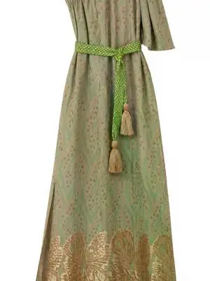NEMA One-shoulder Butterfly-print Maxi Dress