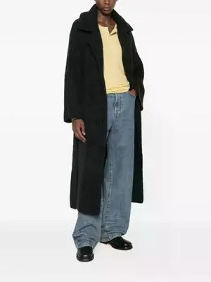 Alanui Ribbed Knit Belted Coat