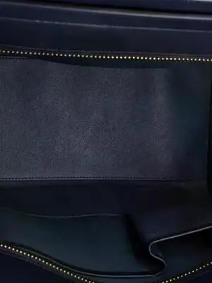 Celine Tricolor Leather Micro Tote Bag - Orange