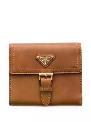 Prada Small Nappa Leather Wallet - Brown