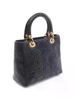 Dior Lady Tote Bag - Black