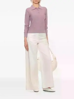 EMME Emmabate Sequin-embellished Polo Top