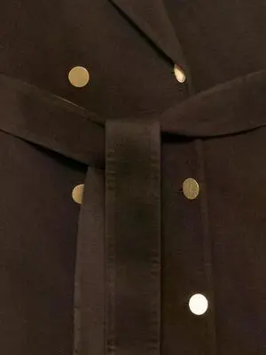 Alberta Ferretti Double-breasted Belted Coat