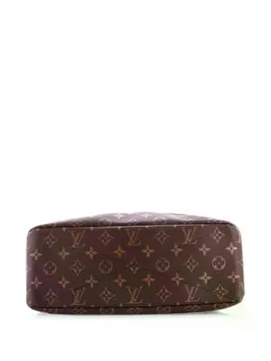 LOUIS VUITTON Monogram Leather Shopper Tote Bag Mm - Brown