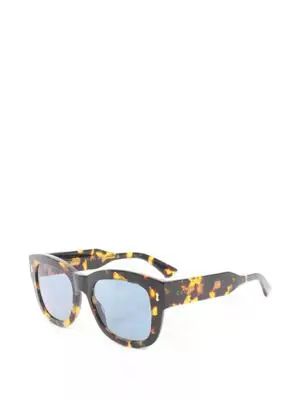 Gucci 2020s Tortoiseshell-effect Square-frame Sunglasses