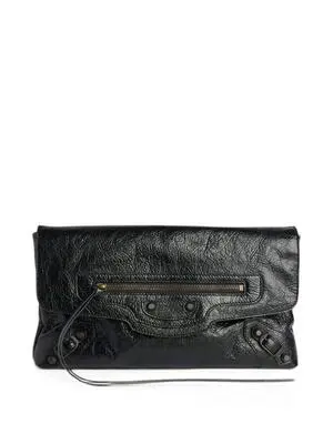 Balenciaga Le City Clutch Bag - Black