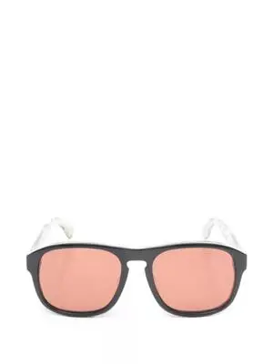 Gucci 2020s Rectangle-frame Sunglasses - Black