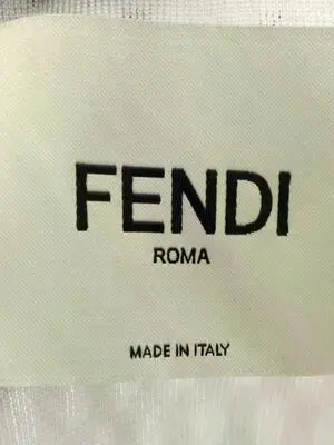 Fendi X Joshua Vides Illustrated V-neck Cardigan