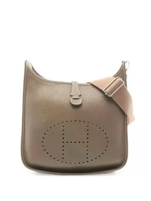 Hermès 2010s Pm Evelyn 3 Troyes Shoulder Bag - Brown