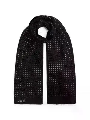 Karl Lagerfeld K/signature Rhinestone Scarf