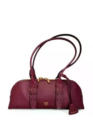 Pinko Large Escape Bag Shoulder Bag With Buckle Detail - Red