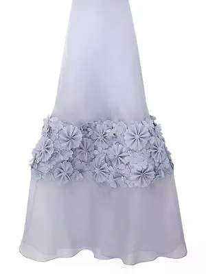 Zimmermann Floral Appliqué Maxi Skirt