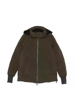 Herno Hooded Quilted Jacket - Brown