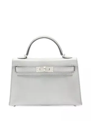 Hermès 2020s Mini Kelly Ii Tote Bag - Grey