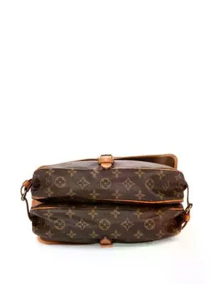 LOUIS VUITTON Pm Saumur Shoulder Bag - Brown