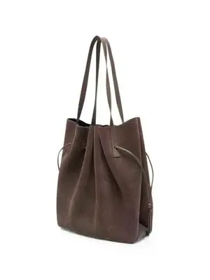 Yuzefi Scallop Drawstring-closure Tote Bag