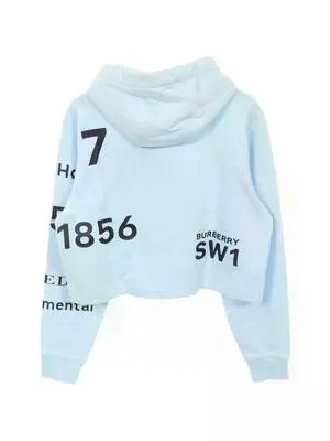 Burberry Horseferry Print Cropped Hoodie