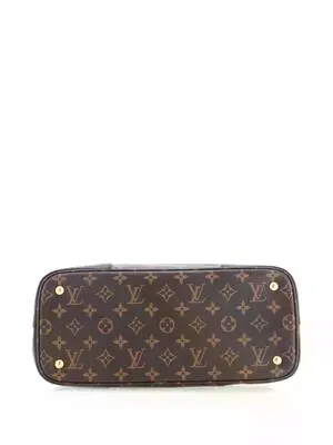 LOUIS VUITTON Flandrin Monogram Canvas And Leather Tote Bag - Black