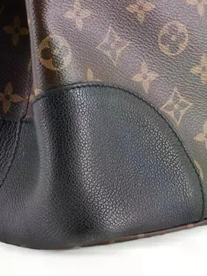 LOUIS VUITTON Flandrin Monogram Canvas And Leather Tote Bag - Black