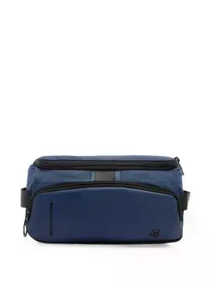 PIQUADRO Logo-plaque Wash Bag - Blue