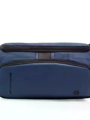 PIQUADRO Logo-plaque Wash Bag