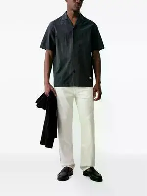 Marc O'polo Short-sleeved Camp-collar Shirt - Grey