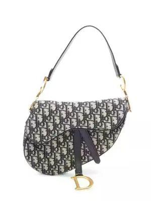 Dior Saddle Oblique Shoulder Bag - Neutrals