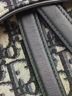 Dior Saddle Oblique Shoulder Bag - Neutrals