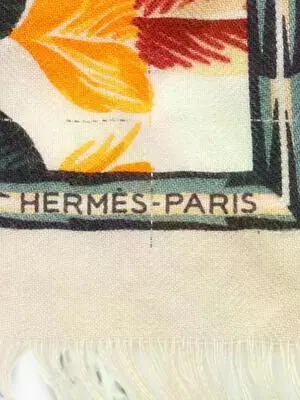 Hermès 2000s Printed Shawl