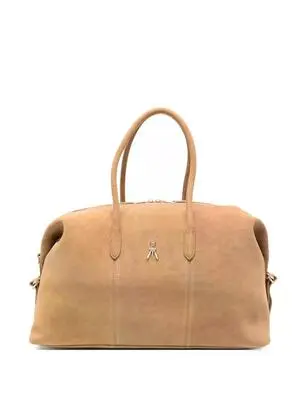 Patrizia Pepe New Business Leather Tote Bag - Neutrals