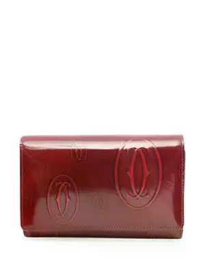 Cartier 2010s Happy Birthday Leather Wallet - Red