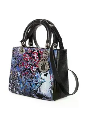 Dior Lady Art Tote Bag - Black